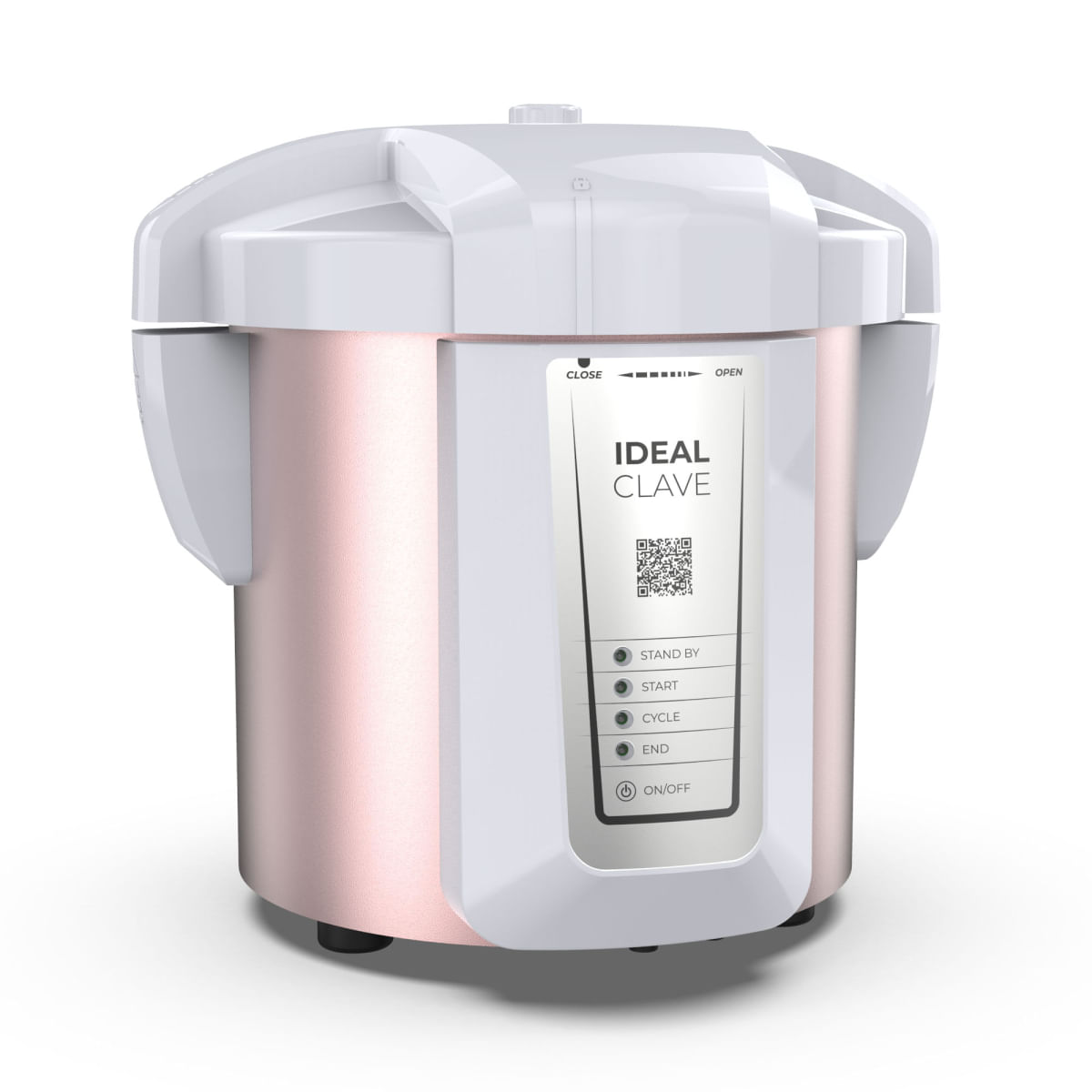 Autoclave Idealclave 8L Rosa Gold com Kit Biossegurança