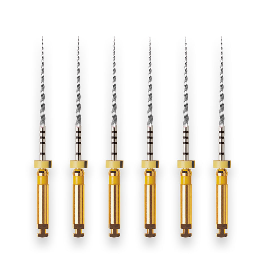 Lima Rotatória Protaper Universal F1 25mm com 6 Maillefer - Dentsply Sirona